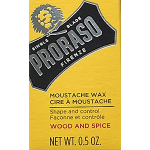 Proraso Moustache Wax, 0.5 oz (Pack of 1)