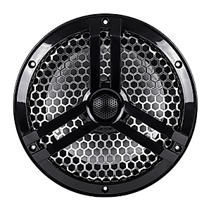 Skar Audio SK8MB 8" 2-Way Marine Full Range 500 Watt Coaxial Speakers, Pair (Black)