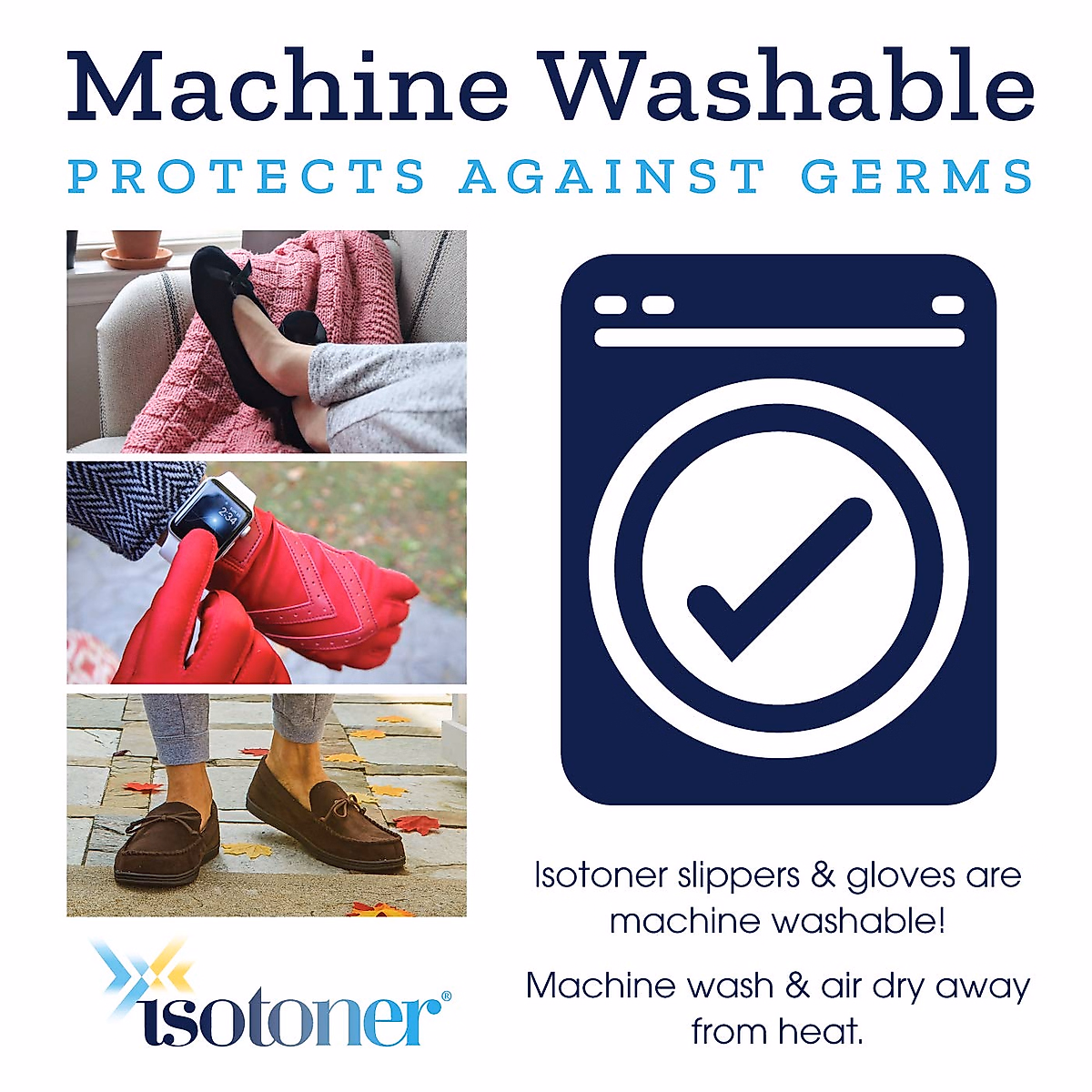 isotoner Terry Hoodback Clog Slippers for Women - Soft Memory Foam, Comfort Arch Support, House Slippers with Indoor/Outdoor Sole