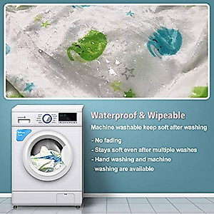 Entyle Changing Pad Covers - Ultra Soft Plush Baby Changing Table Cradle Sheets, 32"x16" Wipeable Stretchy Diaper Pad Covers for Infants Baby Boys Girls (White)