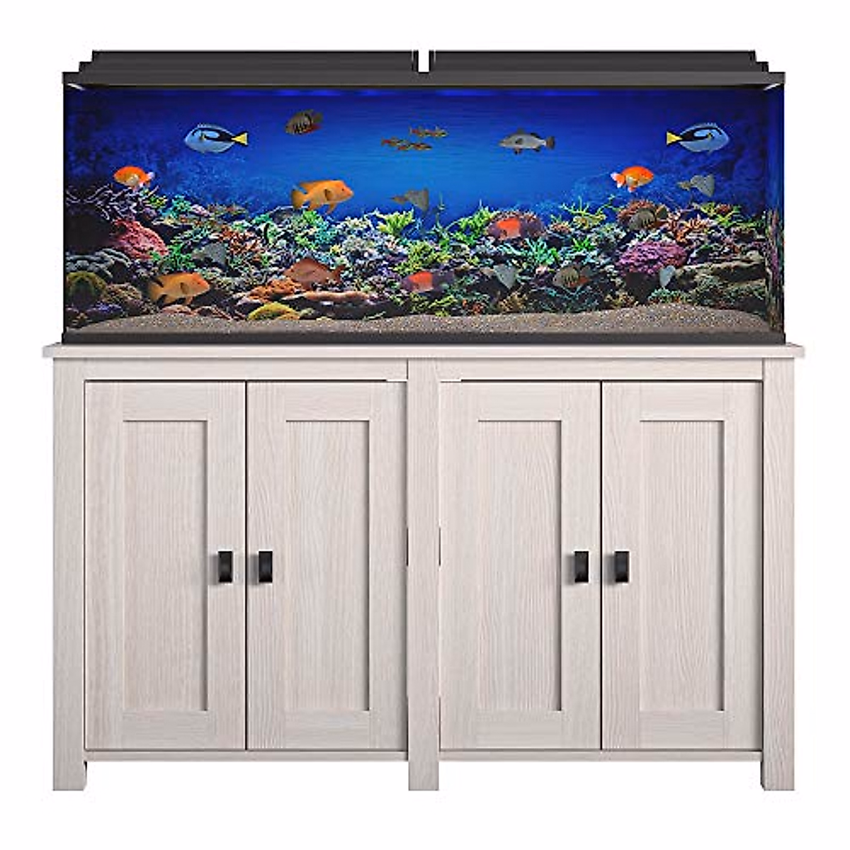 Ollie & Hutch Farmington 55 Gallon Aquarium Stand, Ivory