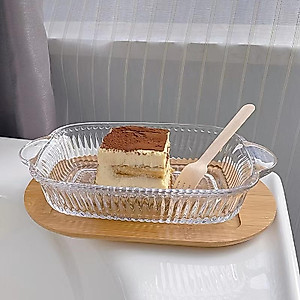 nmmax Fruit Salad Bowl Amphora Glass Dinner Plate