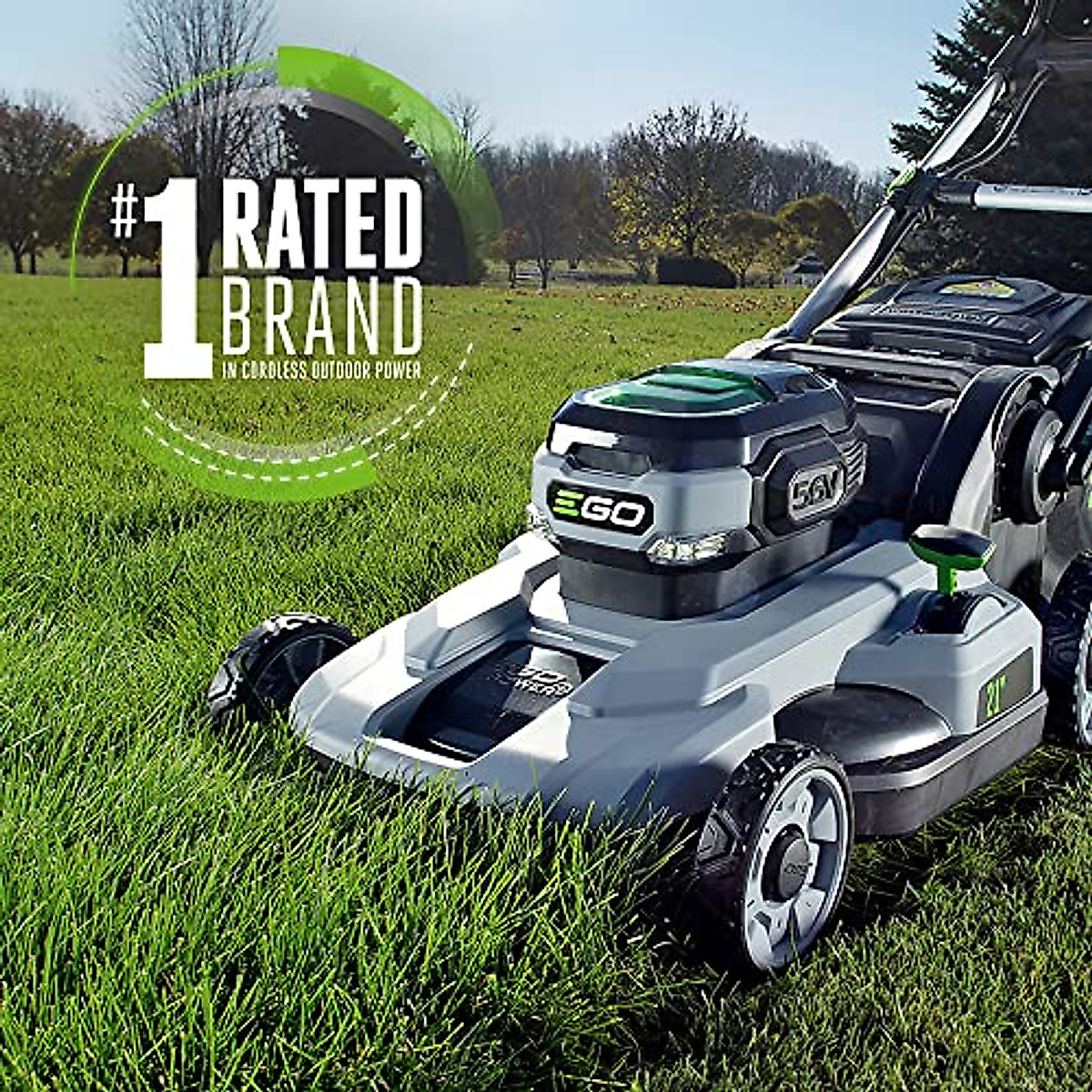 EGO Power+ LM2100SP 21-Inch 56-Volt Cordless Self-Propelled Lawn Mower Battery and Charger Not Included