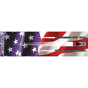 Bohning Archery Club Stars & Stripes HD Standard Arrow Wrap, 12pk