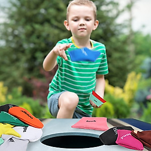 OleOletOy Educational Shapes Sensory Bean Bags for Kids Classroom, 12 Pack Preschool Learning Activities Toys to Learn Shapes and Colors for Toddlers, Tossing and Fun Travel Game for Boys and Girls