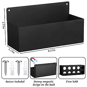 Gisafai 4 Pcs Magnetic Aerosol Spray Can Holder Heavy Duty Magnet Toolbox Bottle Holder Easy Install Spray Can Organizer Wall Mounted Spray Bottle Rack for Garage Home Workspace (Black)