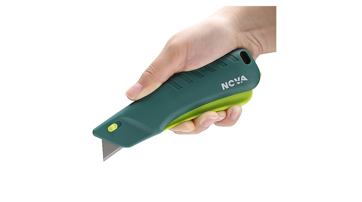 Nova Smart-Retracting Utility Knife for Safe, Precise Cutting
