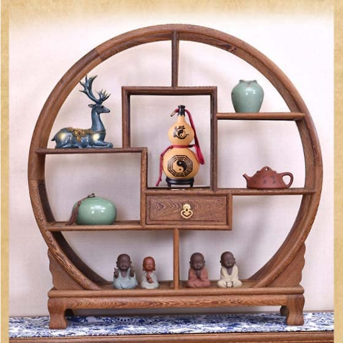 OPENDOOR Natural Wine Gourd, Outdoor Portable Water Bottle, Water, Wine,Medicine Gourd (9.5 tall)