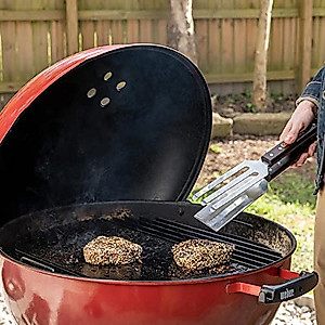 GrillGrate Essential Accessories Set - Grilling Tongs, Grilling Scraper, and Grilling Brush - Maximize The Impact of GrillGrates - Accessories for Better Grilling