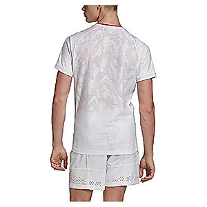 adidas by Stella McCartney Men's Court Tennis Tee, White, X-Large