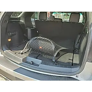 EACCESSORIES EA Rear Trunk Organizer Cargo Net for Mercury Mountaineer 2002-2010 – Floor Style Cargo Net for SUV - Premium Mesh Elastic Car Trunk Organizer – Compatible with Mercury Mountaineer