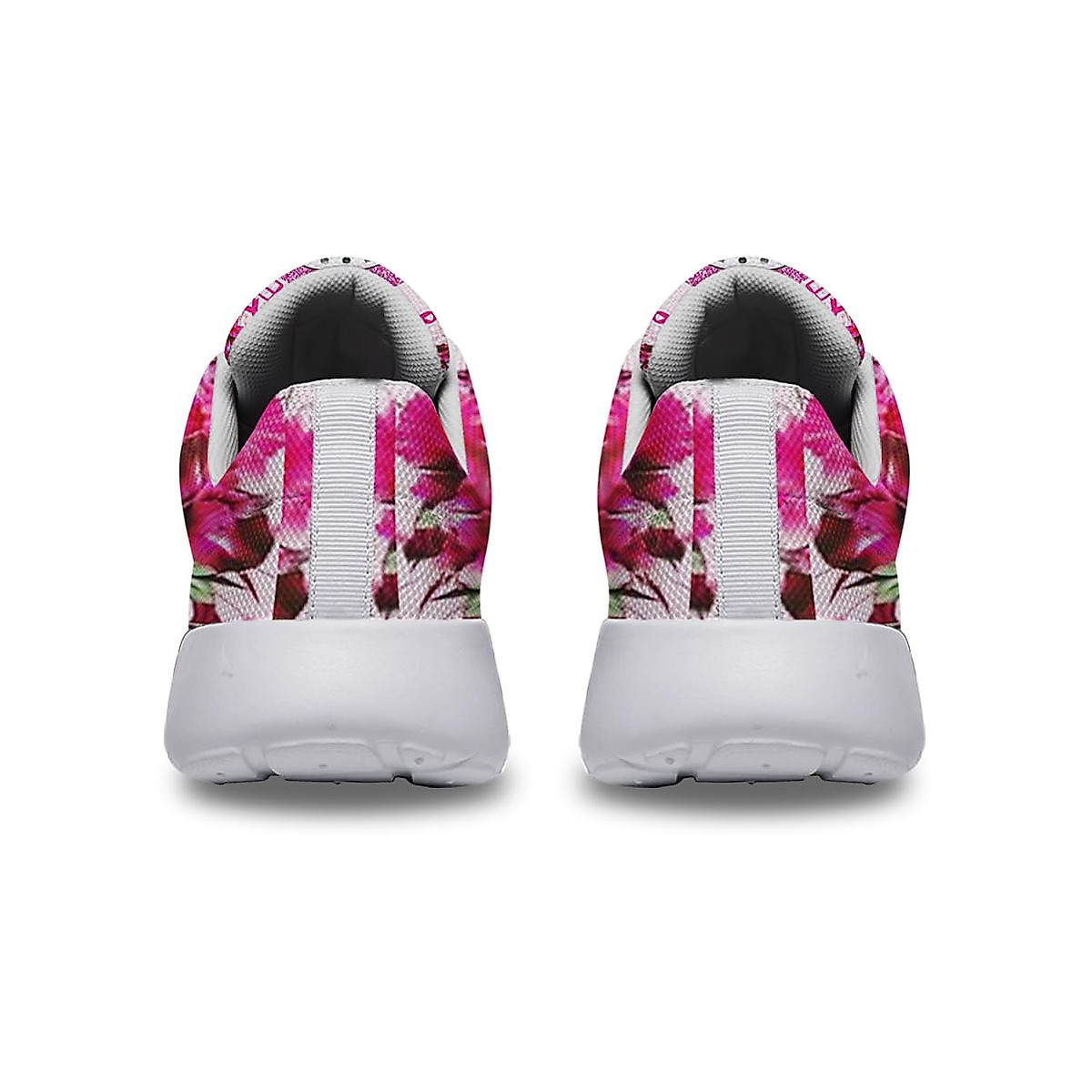 in October We Wear Pink Breast Cancer Awareness Shoes Women Fashion Running Sneakers Breathable Casual Sport Tennis Shoes White Size 8.5