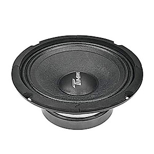 Timpano 6.5 Inch Midrange Speaker TPT-M6-8, 200 Watts Max Power, 70 Watts RMS, 8 Ohm Mid Range Loudspeaker, OEM Replacement Car Speaker (Pair)