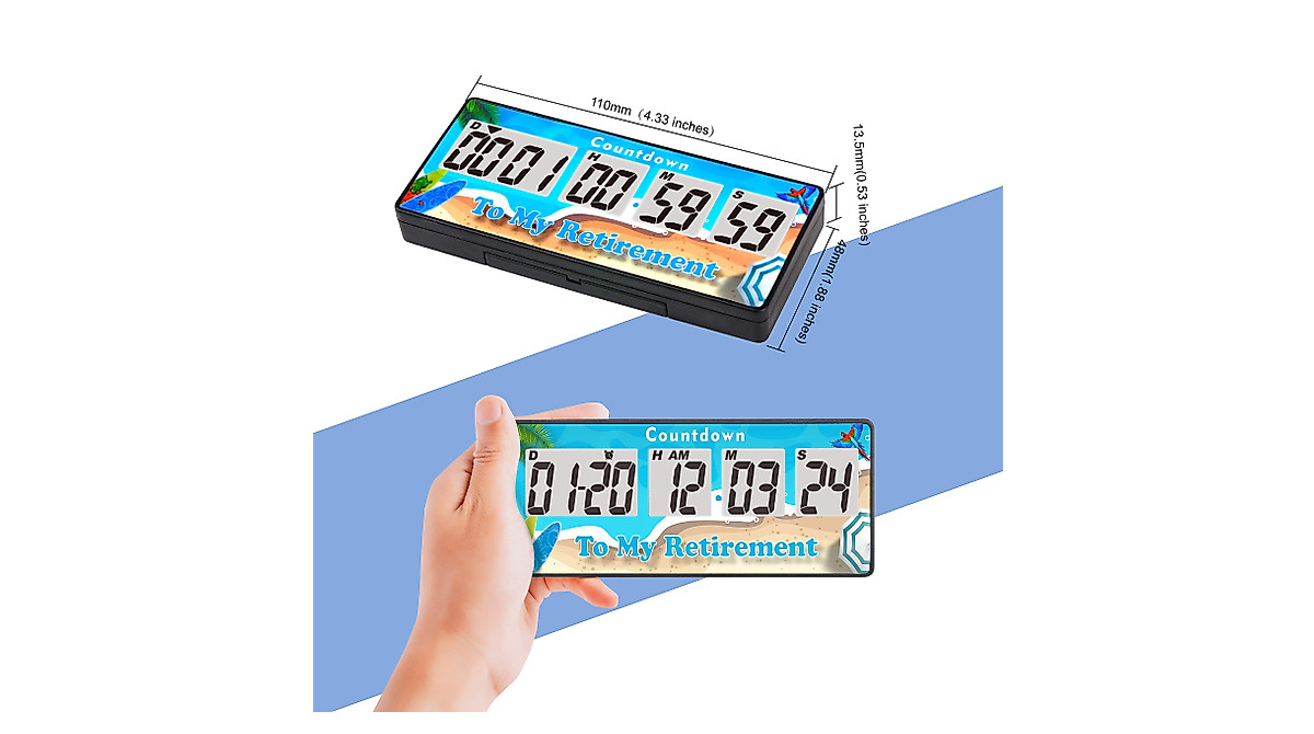 Runleader Digital 9999 Days Timer for Events and Reminders