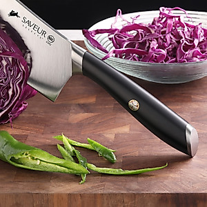 SAVEUR SELECTS 1026290 German Steel Forged 2-Piece Cleaver Set