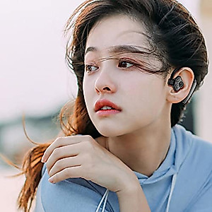 Munlar Bluetooth Wireless Earbuds IPX6 Waterproof Ear Hook Earphones with Microphone Ultra-Long Life Hanging Ear with Stereo Sounds for Sports Or Office