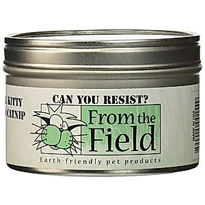 From The Field 1-Ounce Can You Resist Catnip Kitty Safe Stalkless Tin Can