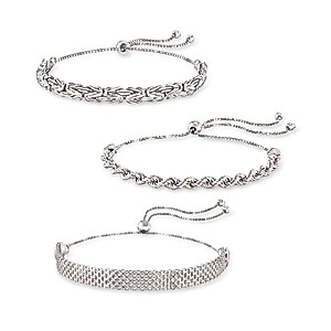 Ross-Simons Sterling Silver Jewelry Set: Multi-Link Bolo Bracelets