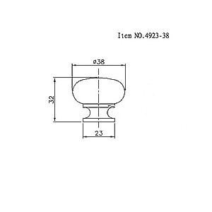 Richelieu Hardware BP492338BORB Gatineau Collection 1 1/2-inch (38 mm) Brushed Oil-Rubbed Bronze Traditional Cabinet and Drawer Knob for Kitchen, Bathroom, and Furniture
