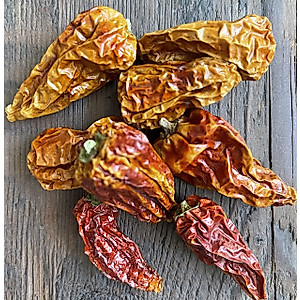Whole Dried Ghost Pepper Pods (Bhut Jolokia) - 8 Whole Pods