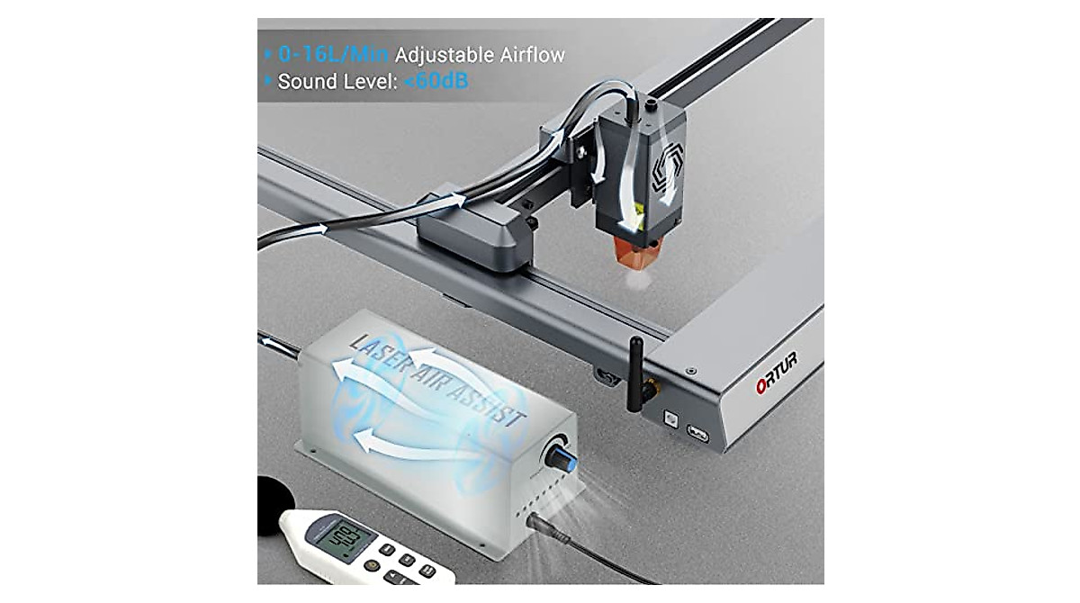 ORTUR Laser Air Assist Pump for Smooth, Clean Cuts | Compatible ...
