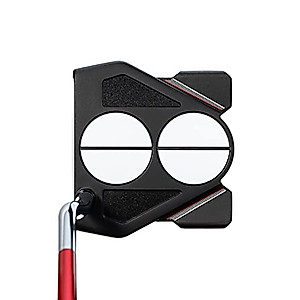 Odyssey Right Putter 2-Ball Ten Ten Lined Double Vent (Mallet, 34 Inch, Stroke LAB Shaft), Men's, Black