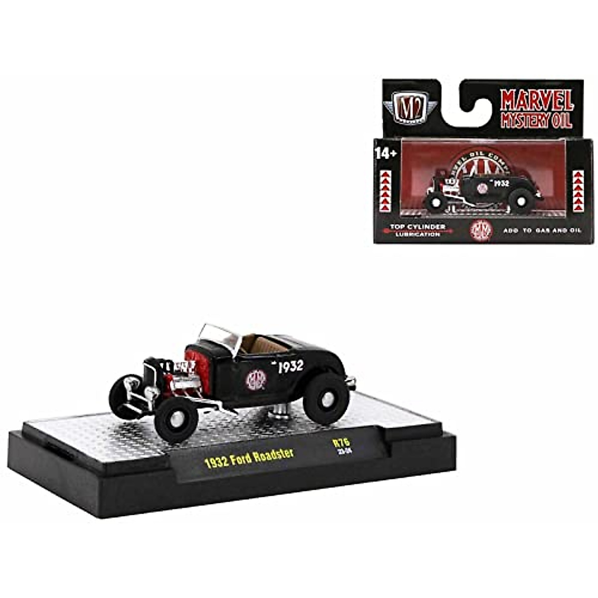 M2 Auto-Thentics 6 Piece Set Release 76 in Display Cases Limited Edition 1/64 Diecast Model Cars Machines 32500-76