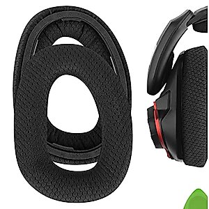 Geekria Comfort Replacement Ear Pads for Sennheiser GSP 600, GSP 670, GSP 500 Professional, GSP 601, GSP 602 Headphones Ear Cushions, Headset Earpads, Ear Cups Cover Repair Parts (Black)