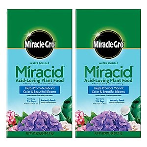 Scotts Company 185001 Garden Pro Water Soluble Miracid Acid Loving Plant Food, 4-Pound (Тwo Рack)
