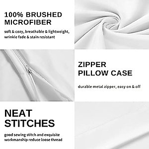 Dalmatian Sheets Full Size Sheet Sets - Dog Bed Sheets, Soft Microfiber & Deep Pocket & Wrinkle Free Patterned Bedding Sheets & Pillowcases, 4 Piece ( 1 Fitted Sheet, 1 Flat Sheet, 2 Pillow Cases )