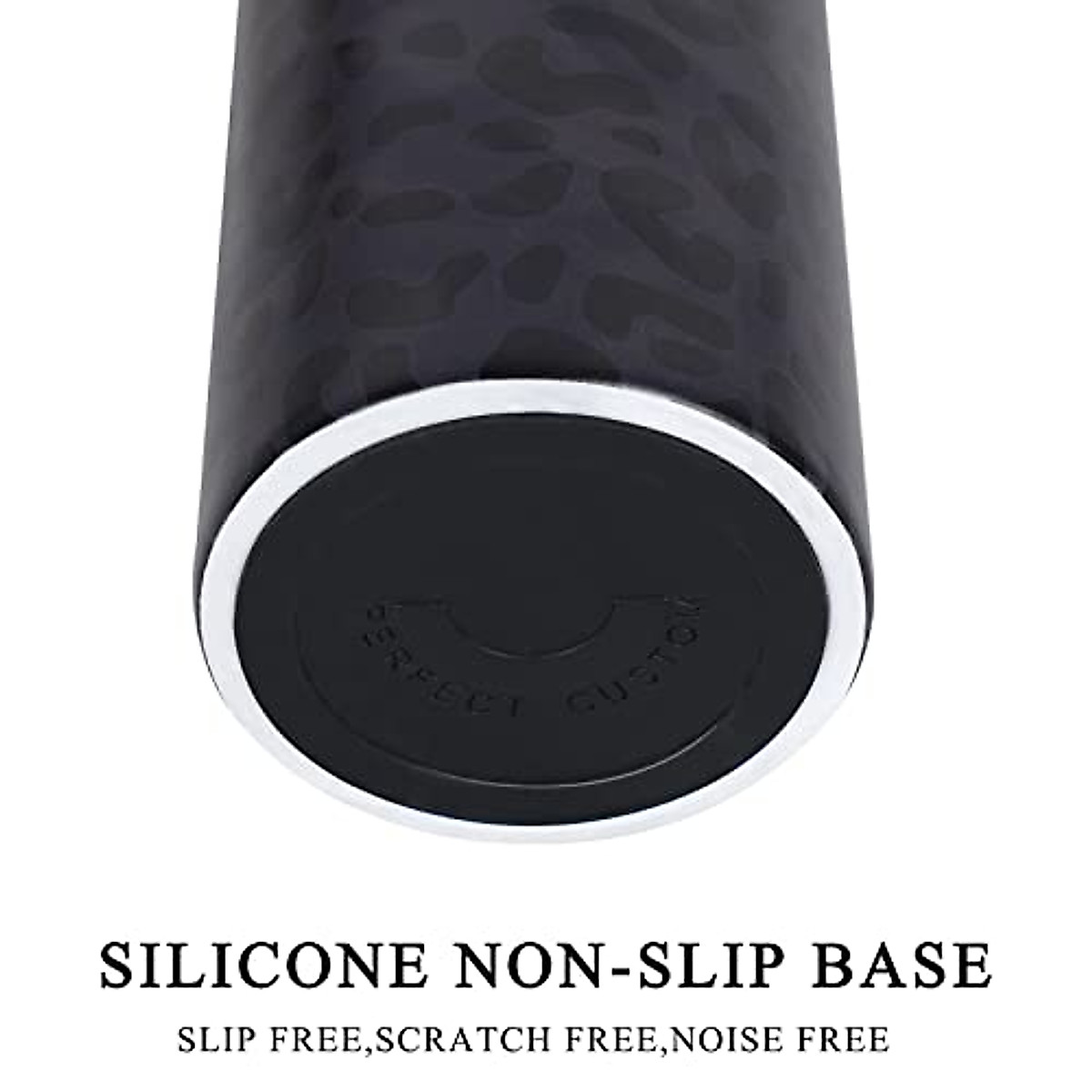 12 oz Slim Can Cooler Stainless Steel Skinny Can Cooler Insulated Beer Can Cooler for Hard Seltzers Unique Leopard Print Tumbler Gifts for Women and Men
