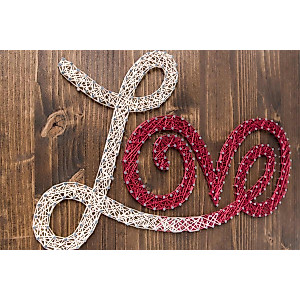 String of the Art Love String Art Kit, American Made Crafting Supplies, DIY Craft Kit for Adults, Beginner to Advanced Crafters