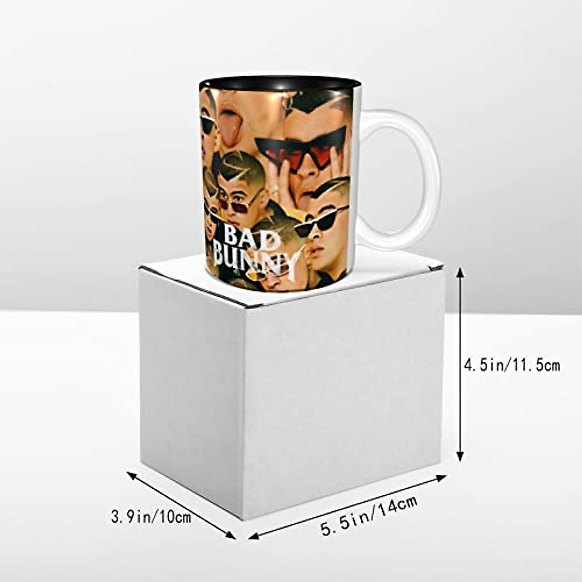 Black Coffee Mug Ceramic Tea Cup Holidays Wedding Birthdays Cup For Safe Home Office