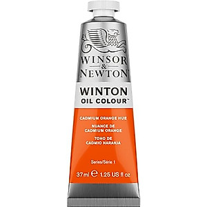 Winsor & Newton Winton Oil Color, 37ml (1.25-oz) Tube, Cadmium Orange Hue