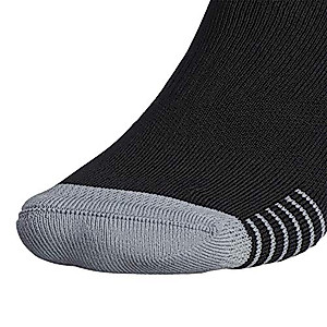 adidas Copa Zone Cushion 4 Soccer Socks (1-Pair), Black/White, Medium
