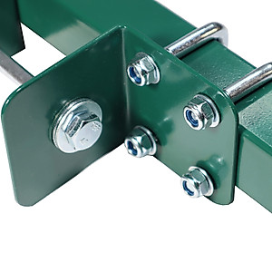 Safe Kidz Glider Swing Set: Complete Kit Combines Back-to-Back Double Swing, Adjustable 18-Inch Swing Set Brackets & Plastic-Coated Steel Swing Chains, Includes Hardware & Full Instructions