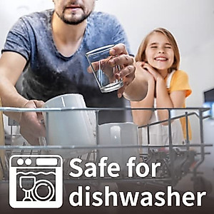 SOUL ONE 5 oz Heavy Based Drinking Glasses, Kids Small Drink Glassware for Orange Juice, Water, Milk, Coffee, Classic Thick Drinkware Glass Cup