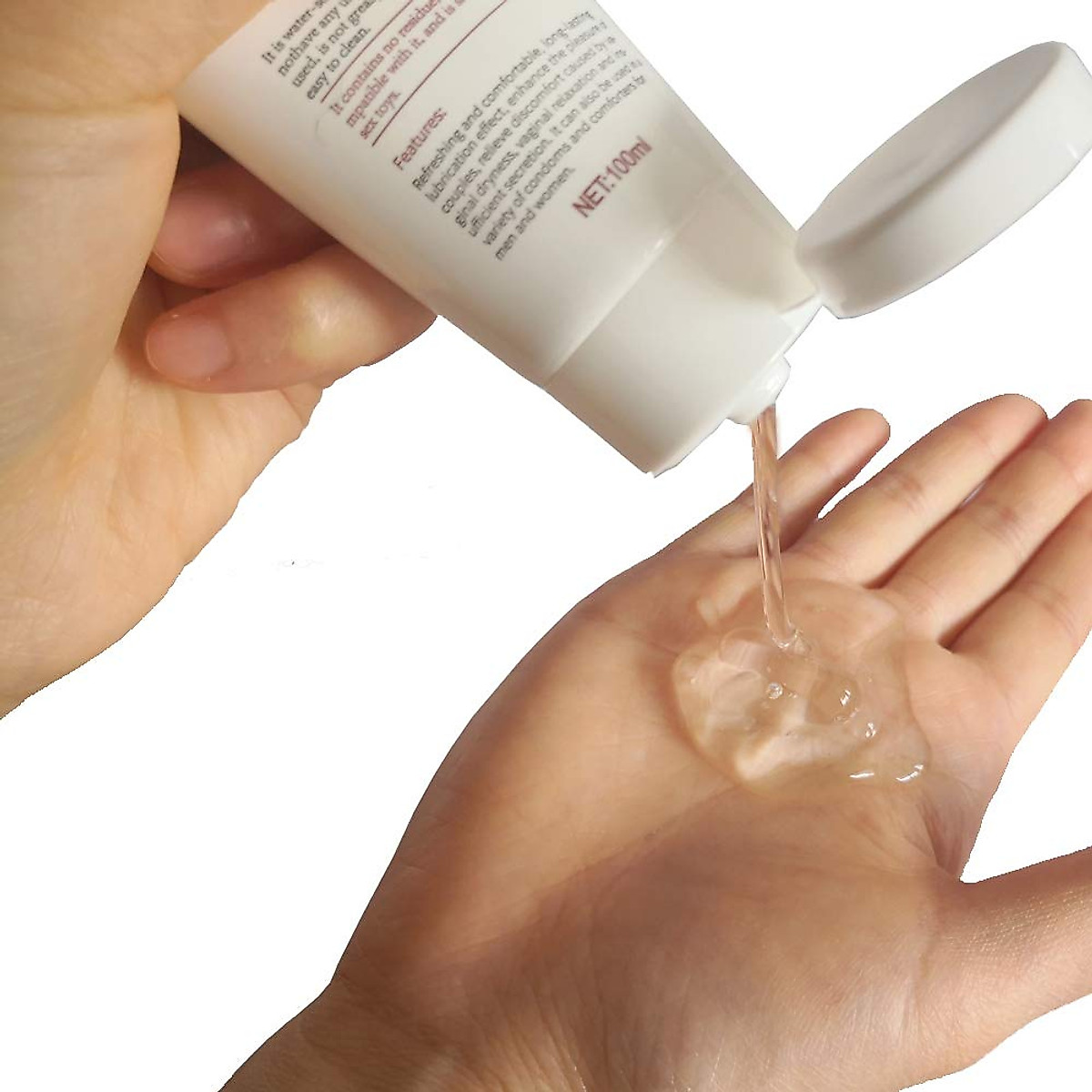 JoyeuxLube Water-Based Lube 4 fl.oz/100ml Cherry Flavored Natural Lubricant Smooth and Slippery Long Lasting… (Cherry)