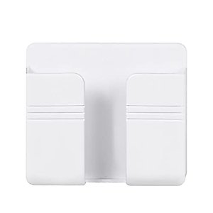 PDGJG Wall-mounted Mobile Phone Socket Mobile Phone Charging Seat Air Conditioning TV Remote Control Storage Box Rack Rack
