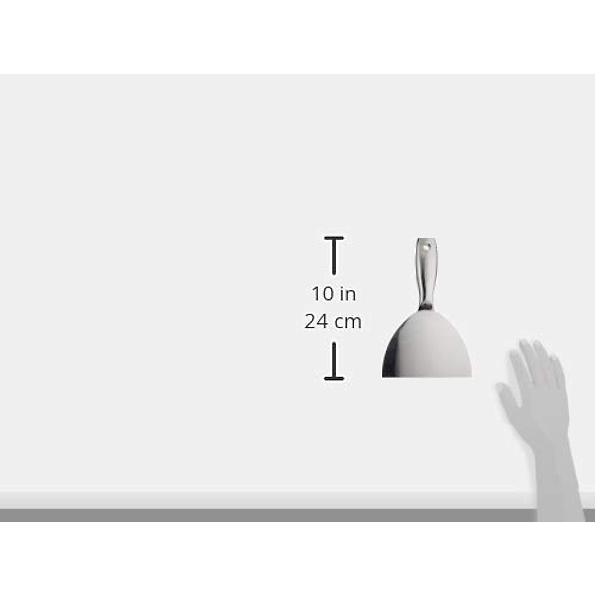 Amazon Basics 6" One-Piece Stainless Steel Tape Knife