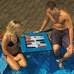 Swimline Floating Multi-Game Gameboard For 2-4 Players , Blue
