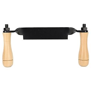 Professional Draw Shave Tool, Ergonomic Design with Comfortable Grip, Sturdy Iron and sturdy Wood Handle, Ideal for Woodworking and Bark Removal (Straight Type)