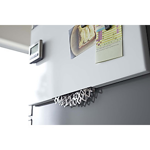 Yamazaki Home Tower Magnetic Placemat Rack/Placemat Organizer/Pocket Wall File - Steel, One Size, White