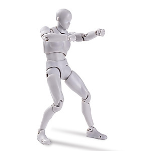 Action Figures Body Kun DX & Body-Chan DX PVC Figure Model Drawing for SHF S H Figuarts (Female+Male) with Box