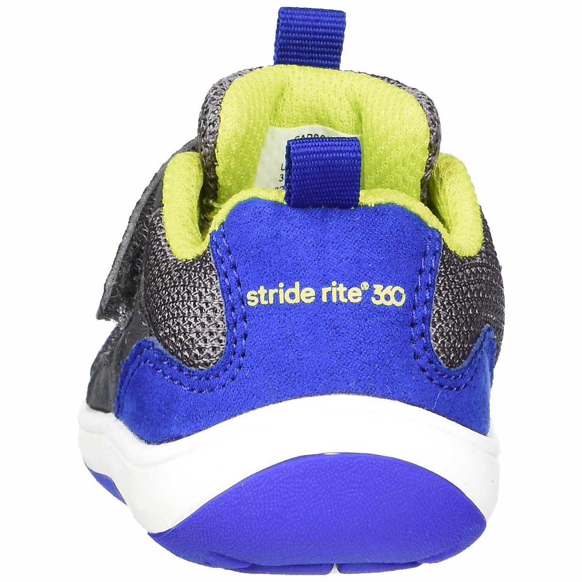 Stride Rite 360 Boy's Carson Sneaker, Grey Blue, M, 3.5 Little Kid
