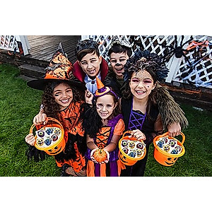 Fruidles Halloween Monster Lollipop, Monster Variety Suckers Candy, Great for Halloween Goody Bag Fillers, Individually Wrapped (Half-Pound)