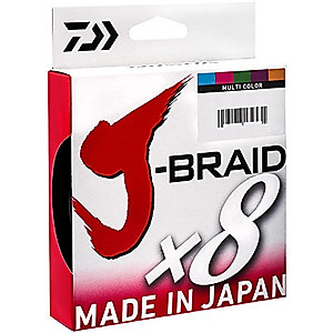 J-BRAIDX8, Filler Spool, Multi-Color, Mono Dia.= 10lb.