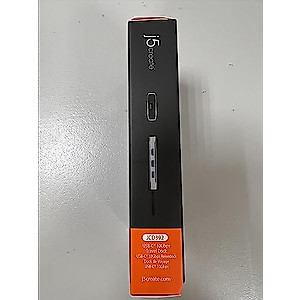 j5create USB C Hub - 4K 60Hz HDMI, 2 USB-A 10Gbps, USB-C 10Gbps with PD 100W, Ethernet, | Multiport Adapter for MacBook, ChromeBook, XPS, Surface Pro (JCD392)