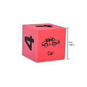 BOHS Foam Learning Blocks - Number,Alphabet,Shapes,Sight Words - Quiet,Safe and Soft Stacking Toys for Toddlers,30pcs