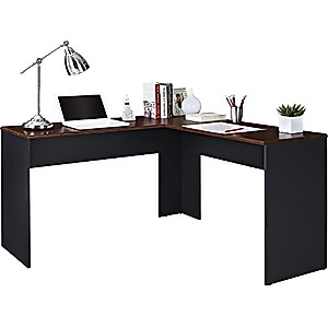 Ameriwood Home The Works L Desk, Cherry